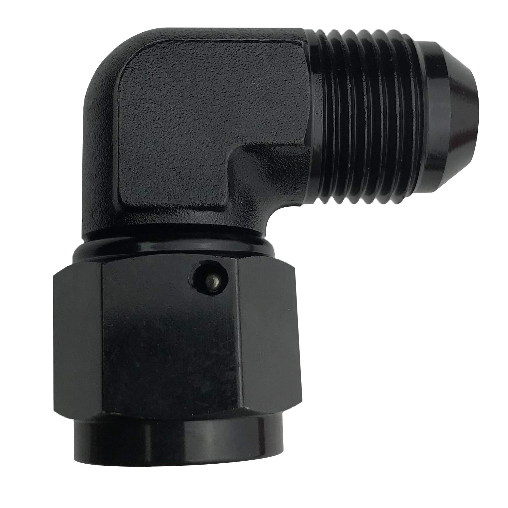 Snapklik.com : Aluminum 90 Degree 3AN Female To 3 AN Male Flare Hose ...