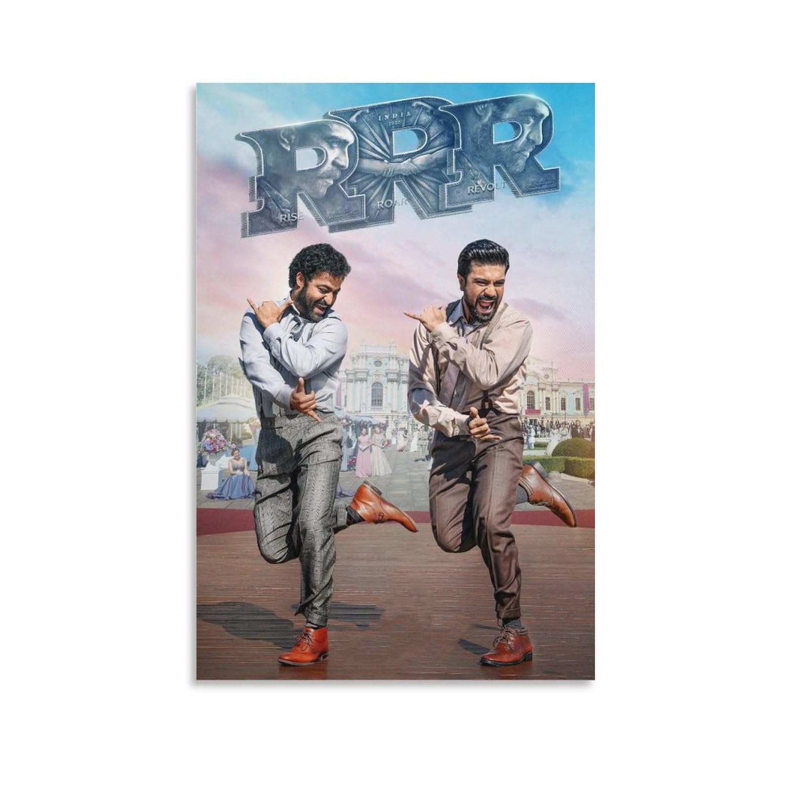 Amazon.com: Action Movies RRR Movie Poster Family Wall Decor Classroom ...