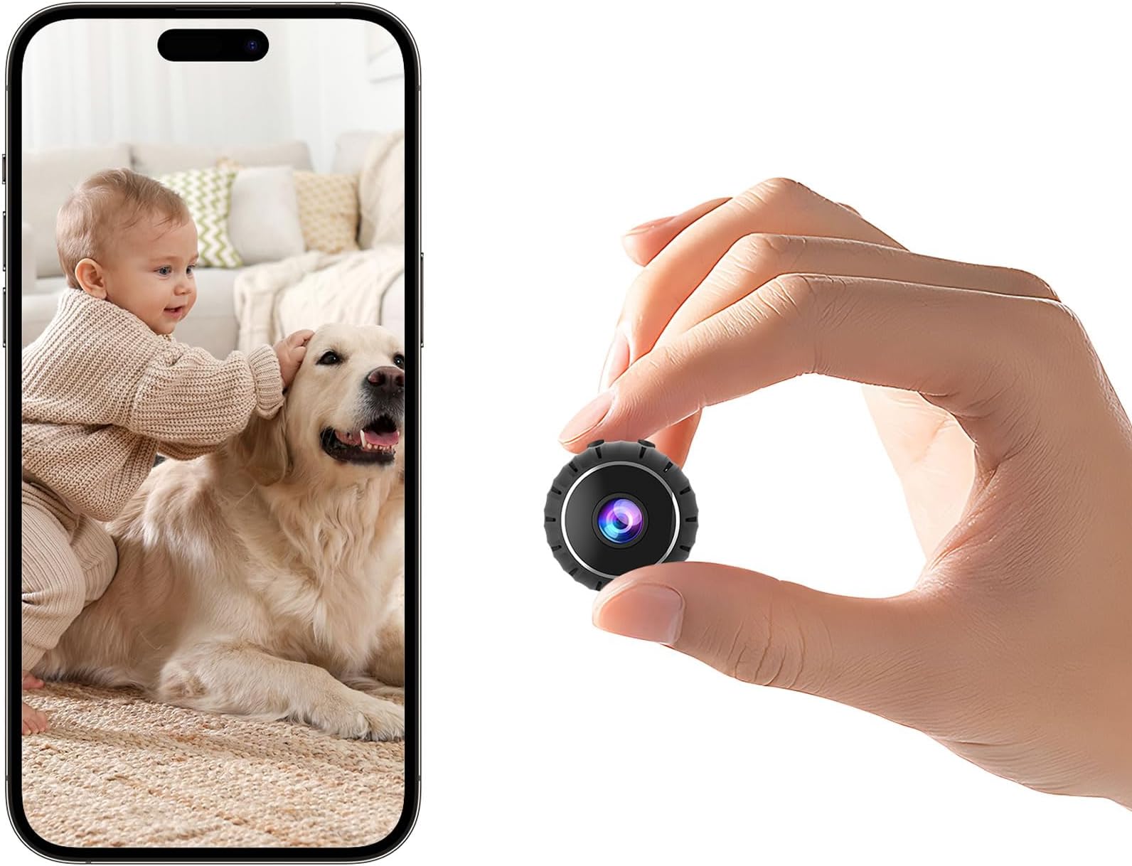 Amazon.com : Mini Wireless WiFi Camera HD 1080P Home Security Cameras ...