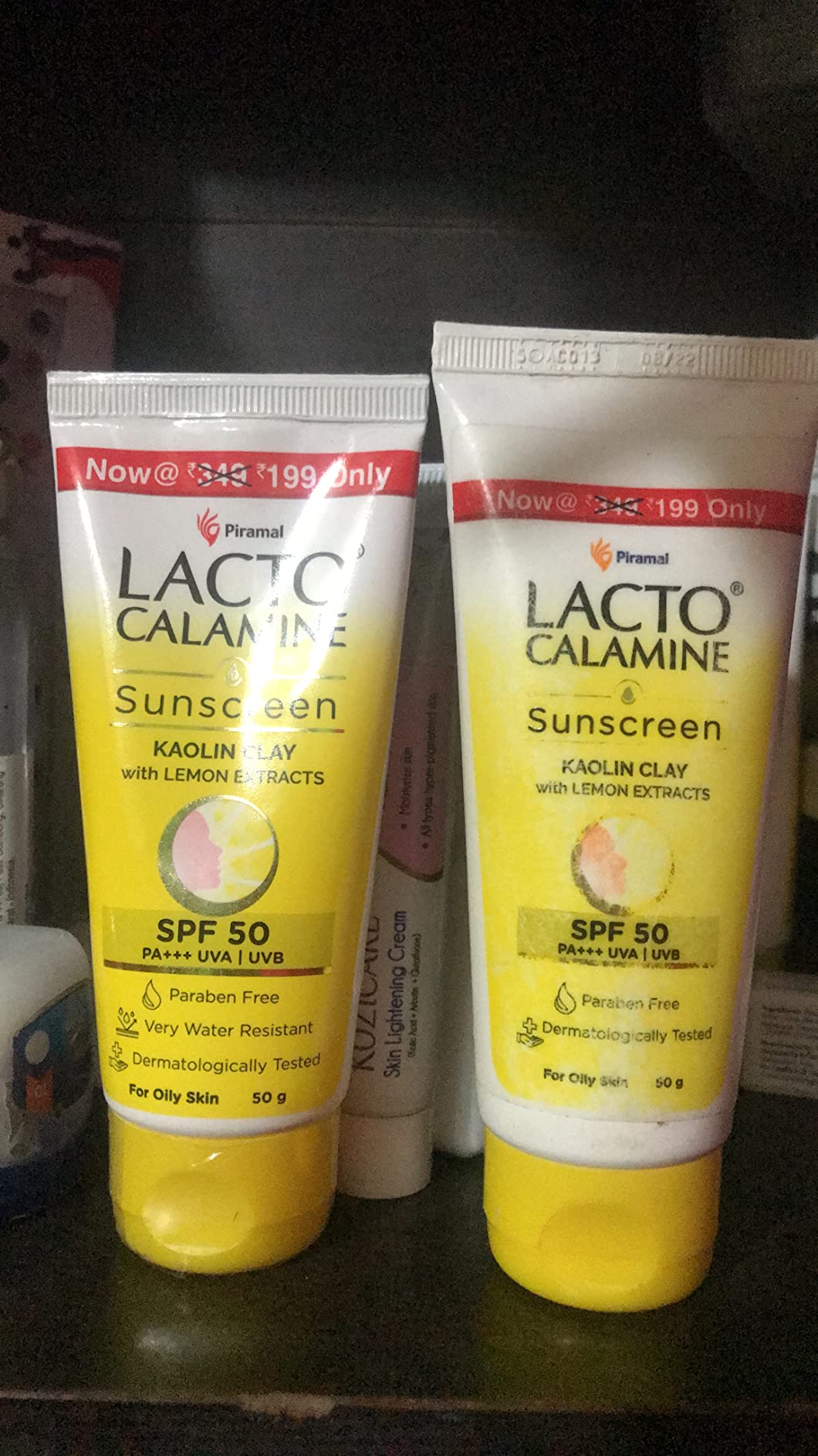Lacto Calamine Sunscreen SPF 50 | 50g Each - Pack of 3 | PA ...