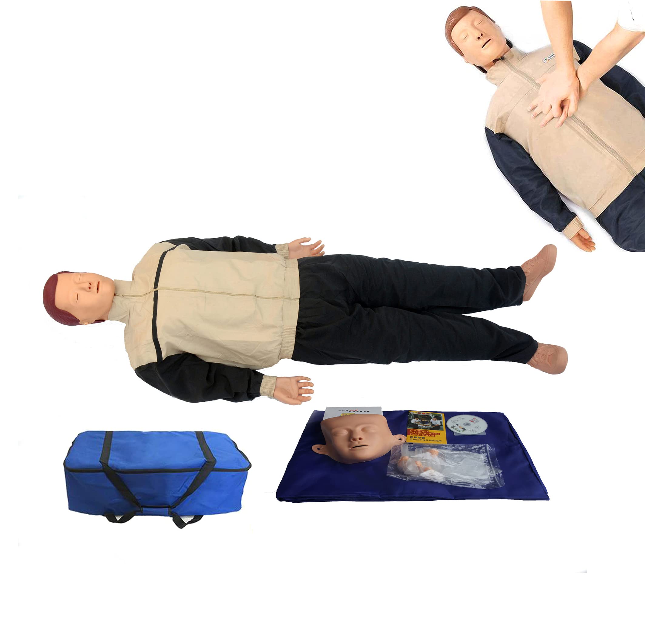 Whole Body Cardiac Resuscitation Dummy Full Body Manikin Adult ...