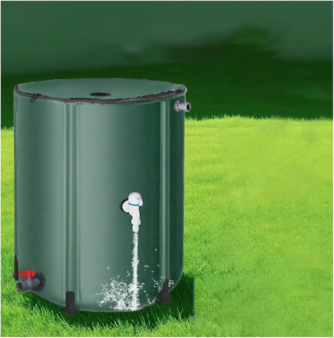Rainwater Harvesting System PVC Downspout Collector 250L Rainwater Tank ...