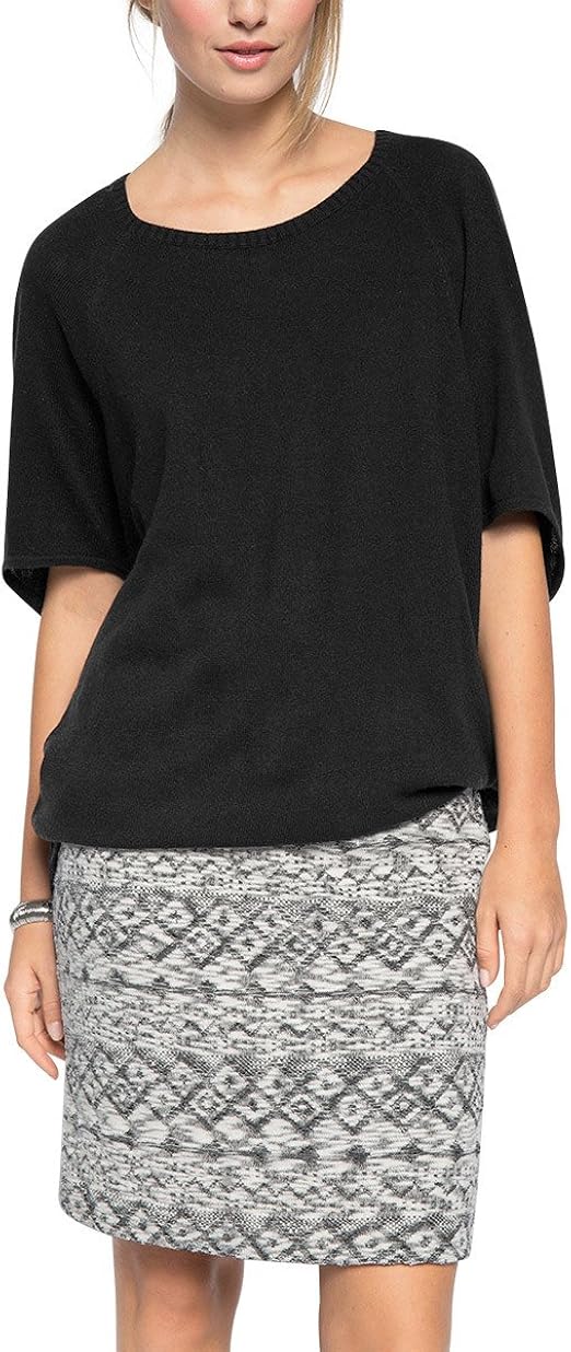 ESPRIT Damen Cape 085EE1I006, Gr. 44 (Herstellergröße: XXL), Schwarz ...