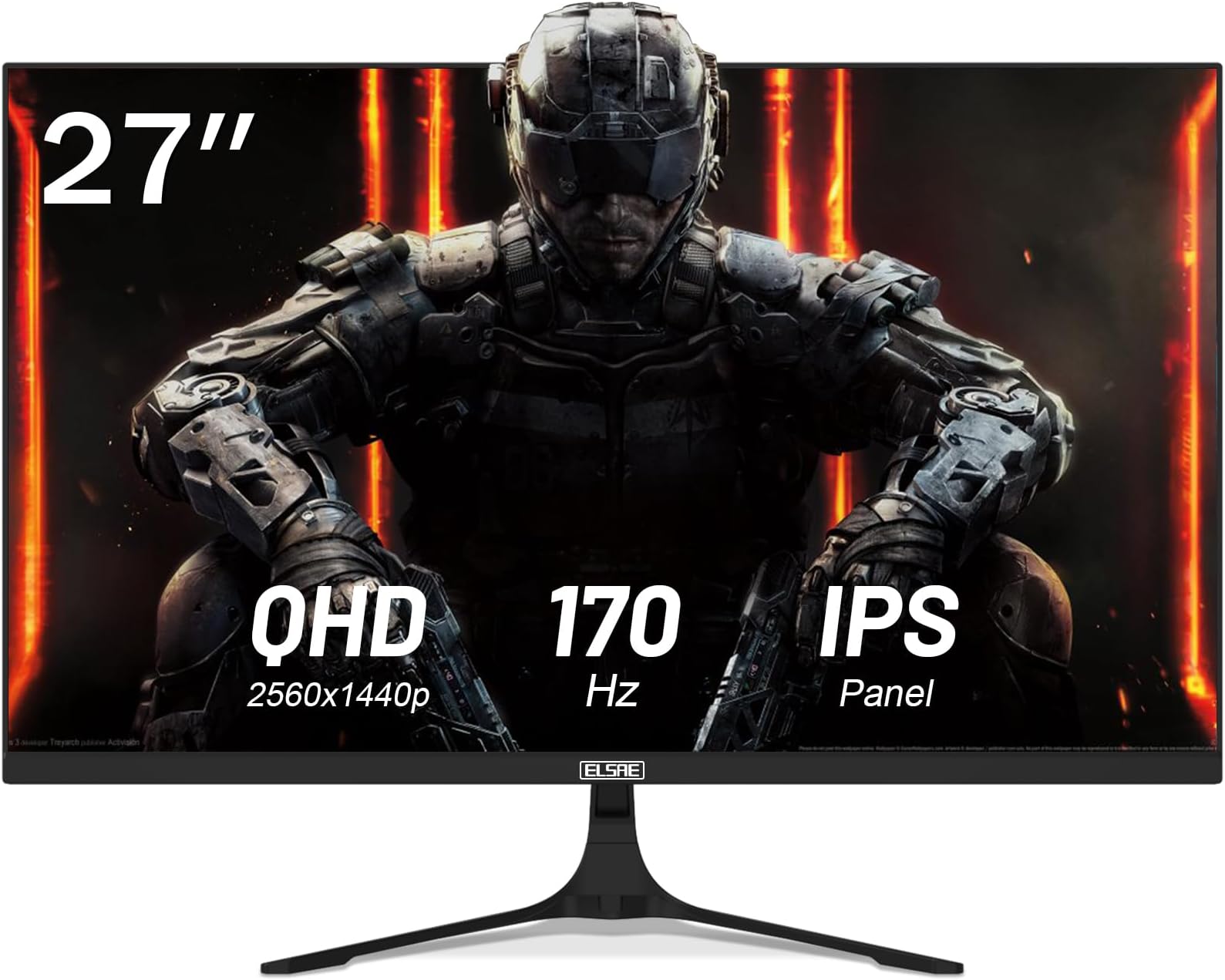 Amazon.com: Lenovo Q27h-10 27-Inch Monitor, QHD (2560 x 1440), IPS, LED ...