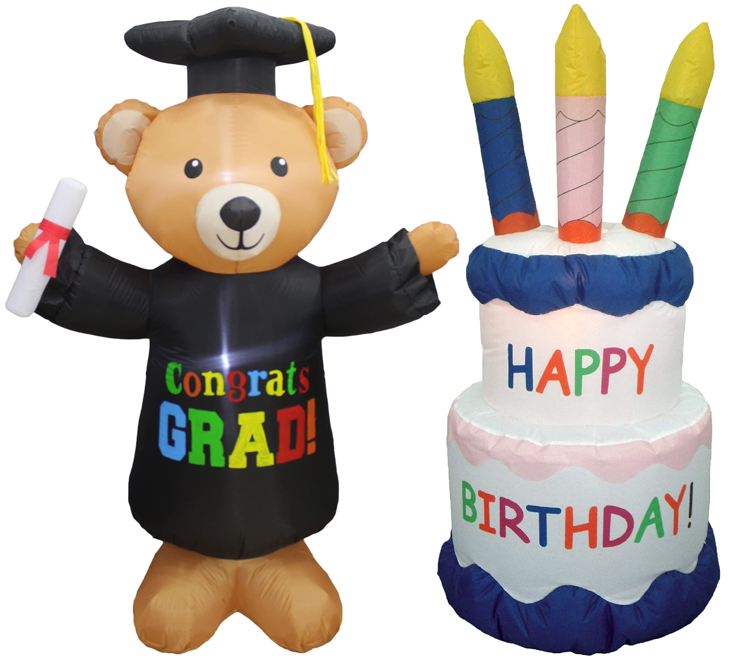 Amazon.com: TWO GRADUATION & BIRTHDAY PARTY DECORATIONS BUNDLE ...