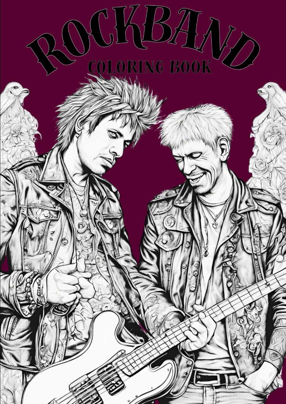 Amazon.com: Rock Band Adult Coloring Book: 9798335920292: Rossi ...