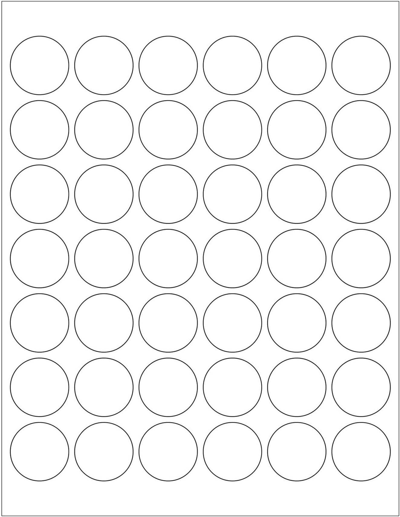 Amazon.com : 1,000 Label Outfitters® White Oval Labels or Stickers, 3-1 ...