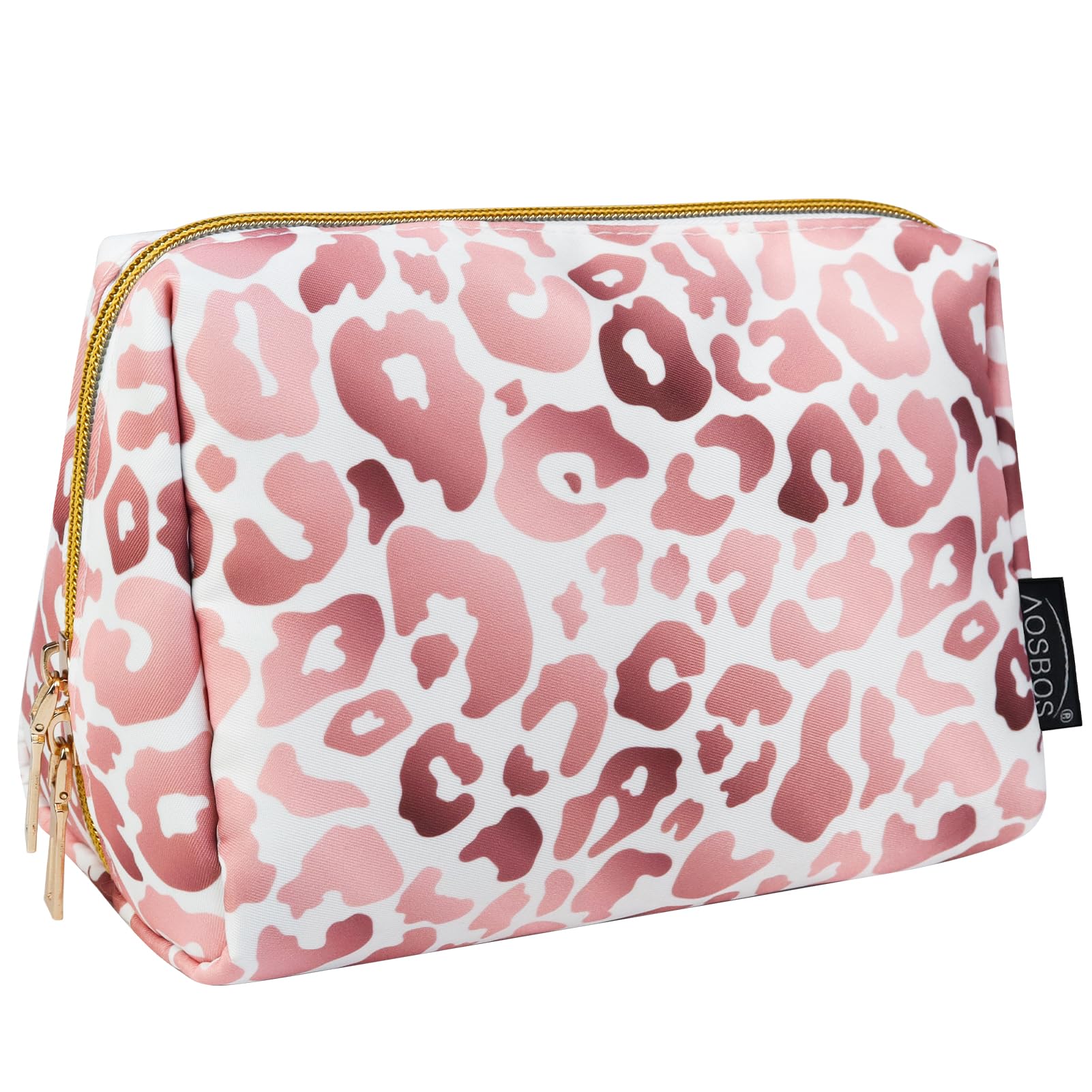 Amazon.com: Aosbos Small Makeup Pouch Travel Size Makeup Bag Cosmetic ...