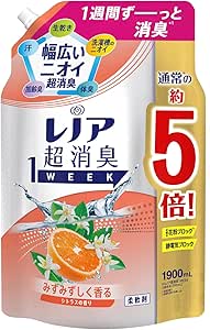 Amazon | Lenor レノア 超消臭1week 柔軟剤 シトラス 詰め替え 大容量 1,900mL | レノア | 液体柔軟剤