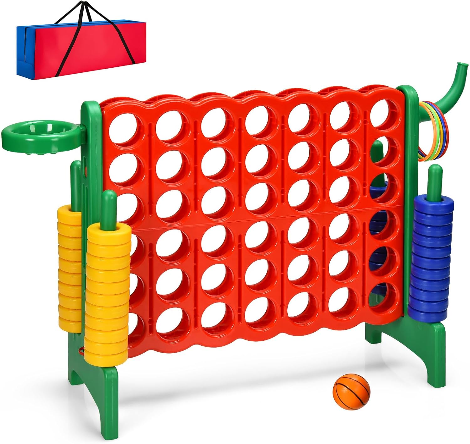 Amazon.com: KOTEK Giant 4-in-a-Row Game, Jumbo 4-to-Score Family Fun ...
