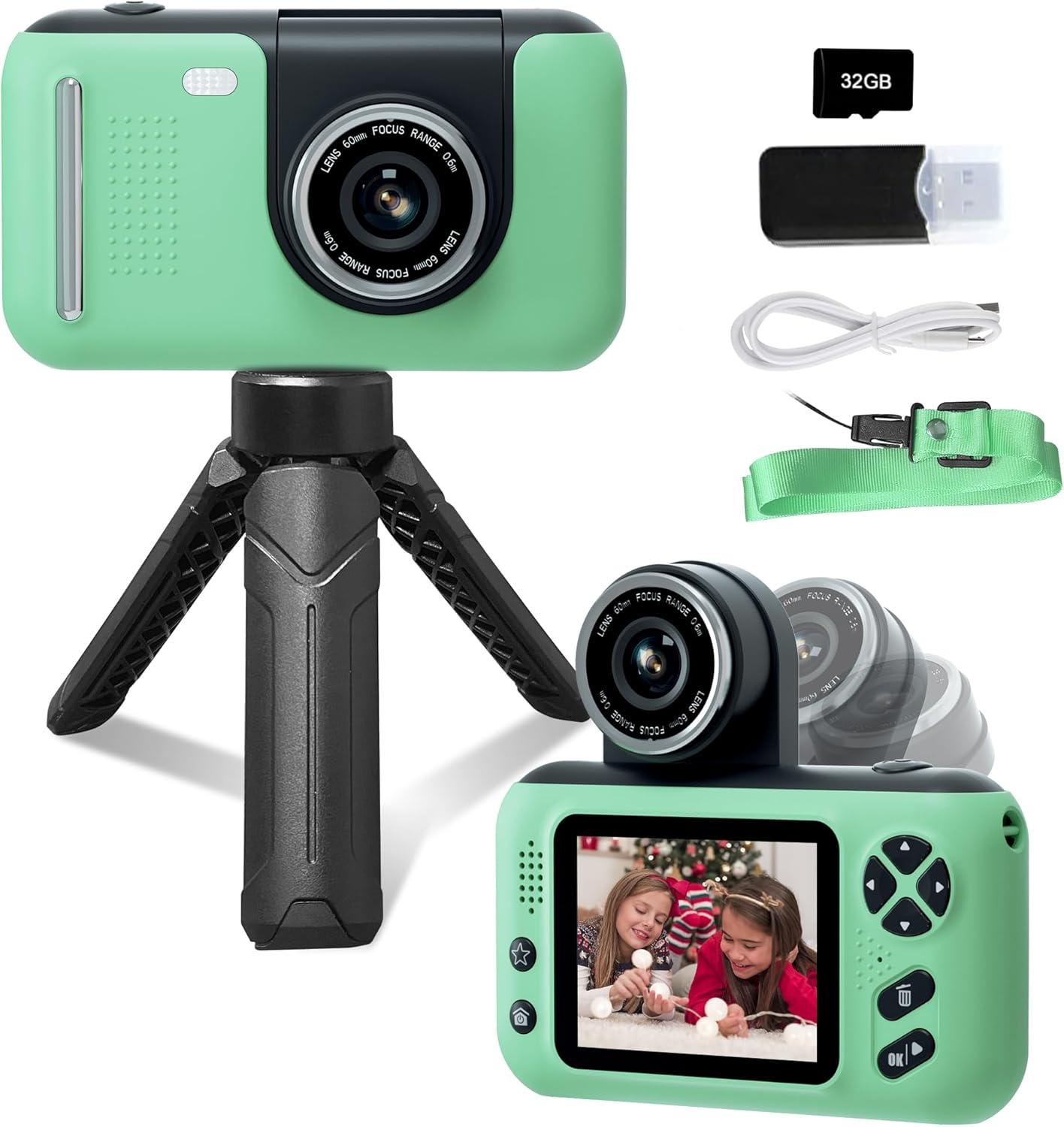 Amazon.com: Makolle Toddler Cameras, Kids Camera for Boys, Kid Camera ...