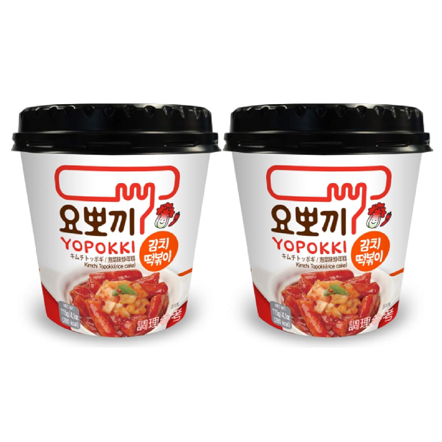 Amazon.com: Instant Topokki Rapokki Rice Cake with Ramen Noodles ...