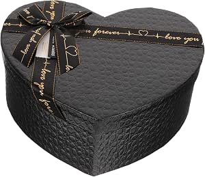Amazon.com: EXCEART Caja de amor en forma de corazón para el día de San ...