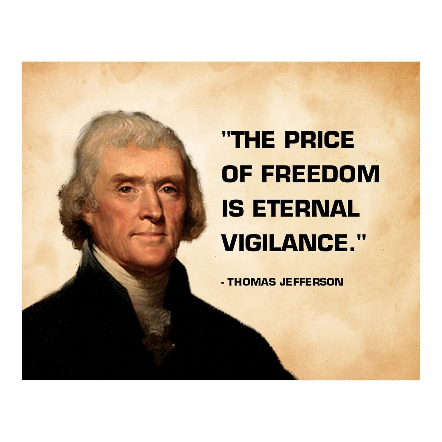 Amazon.com: The Price of Freedom Is Eternal Vigilance - Thomas ...