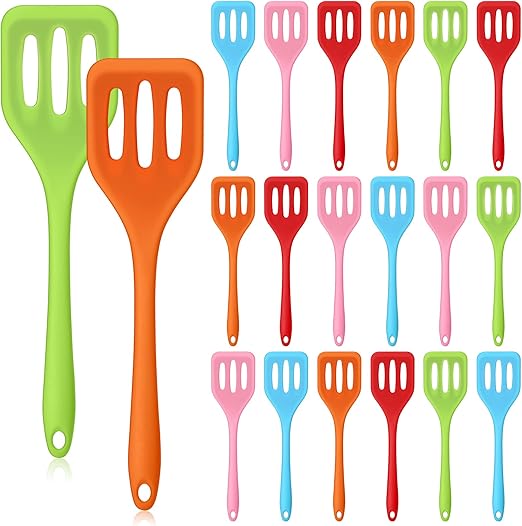 Amazon.com: Rtteri 20 Pcs Small Serving Spatula High Heat Resistant ...