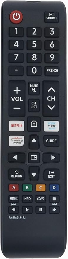 Amazon.com: Replaced IR Remote fit for Samsung TV UN43TU8000F ...