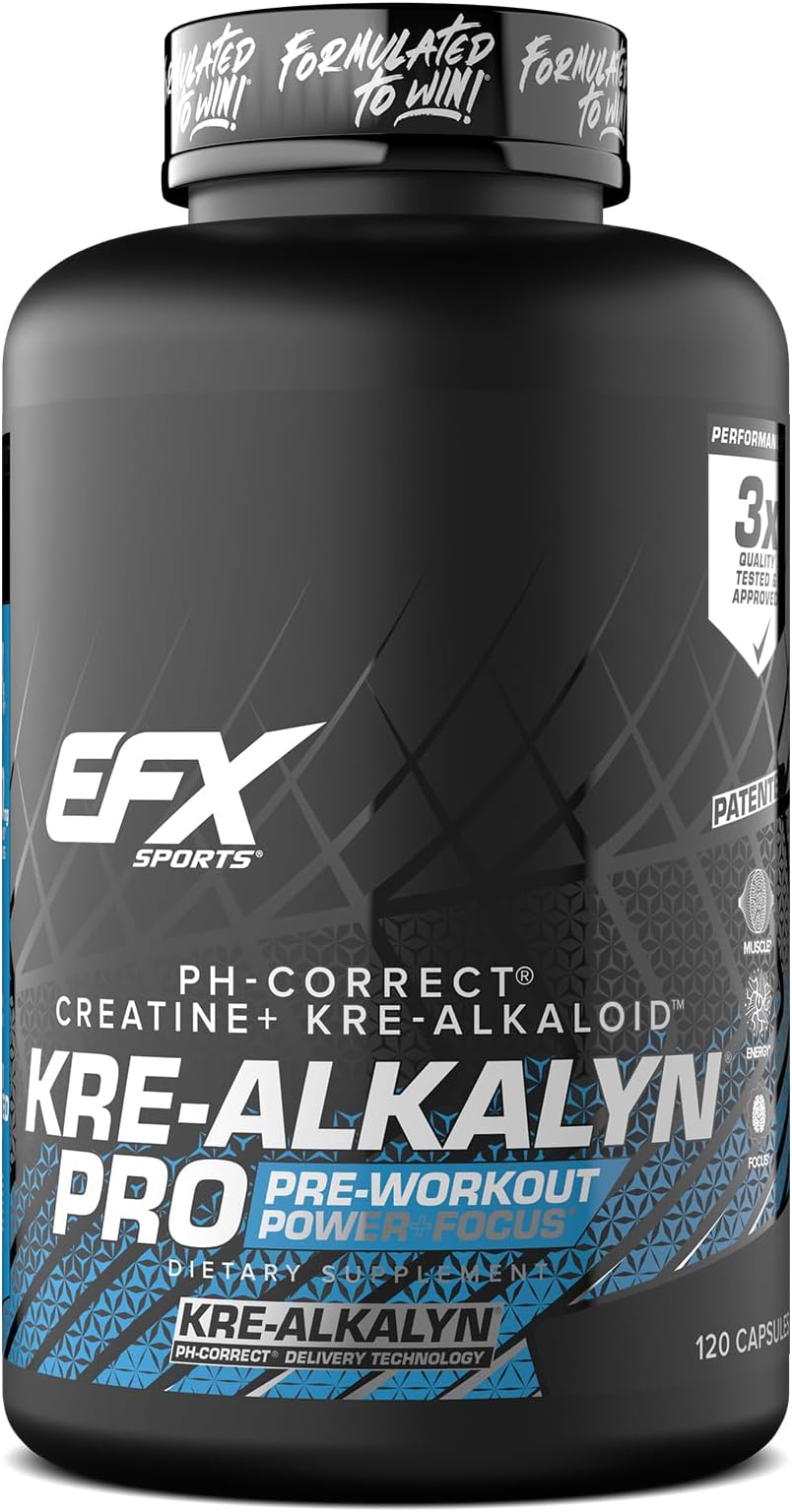 Amazon.com: EFX Sports Kre-Alkalyn Pro | pH Correct Creatine ...