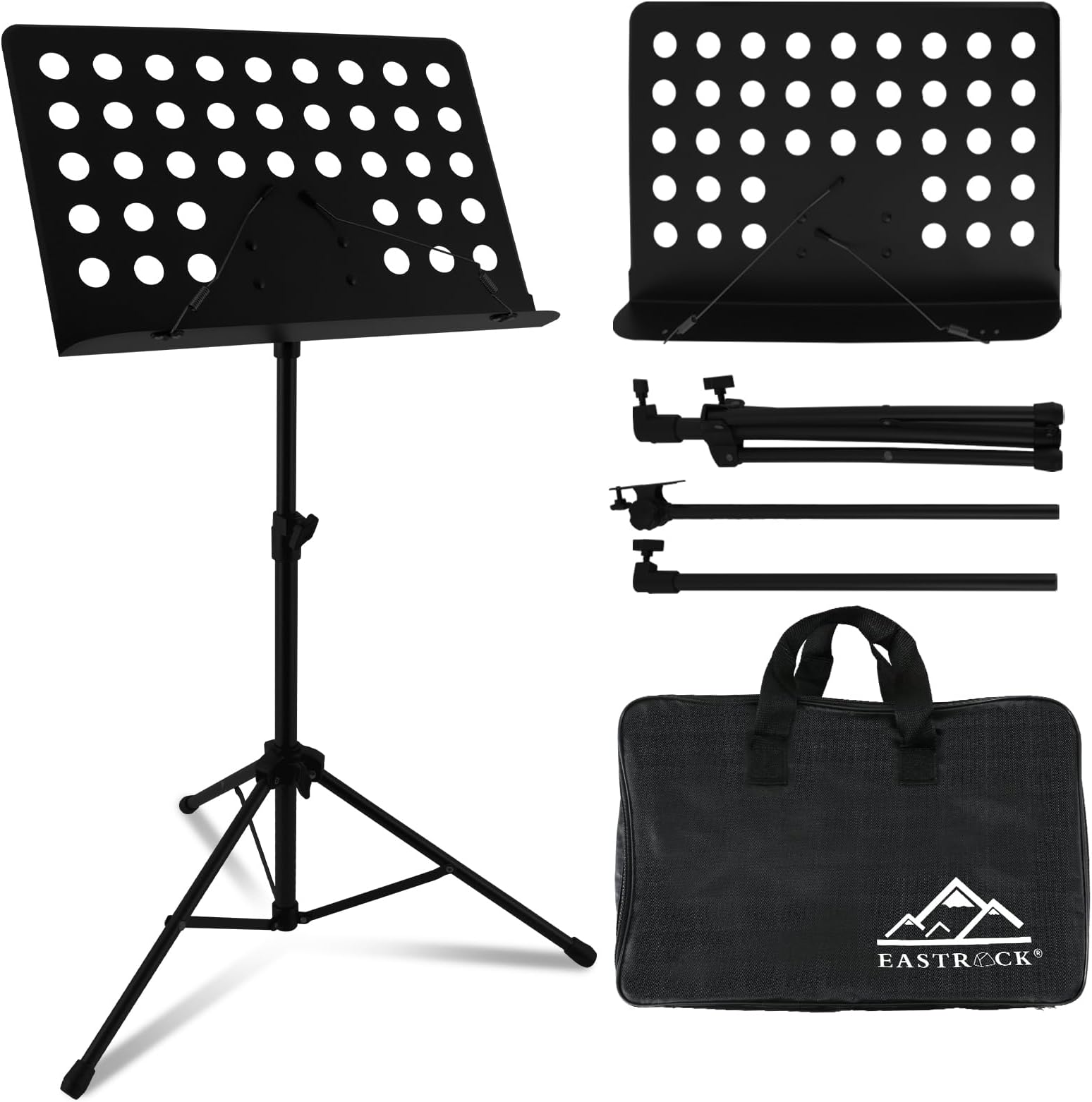 Amazon.com: 65 inch Music Stand with Phone Holder, Height Adjustable ...