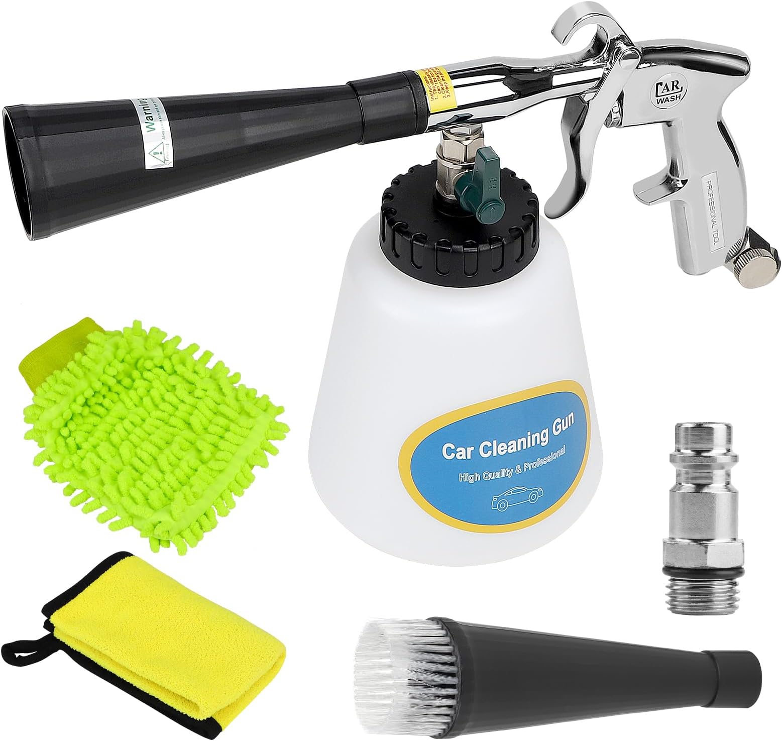 Amazon.com: CPROSP Tornado Car Cleaning Gun Set with Adjustable Valve ...