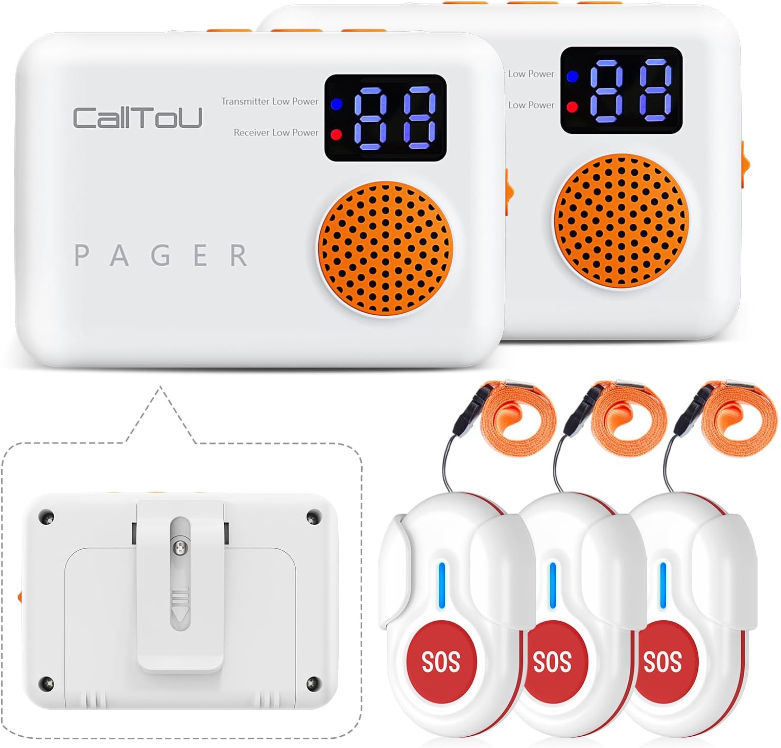 Amazon.com: WiFi Caregiver Pager Wireless Call Button for Elderly ...