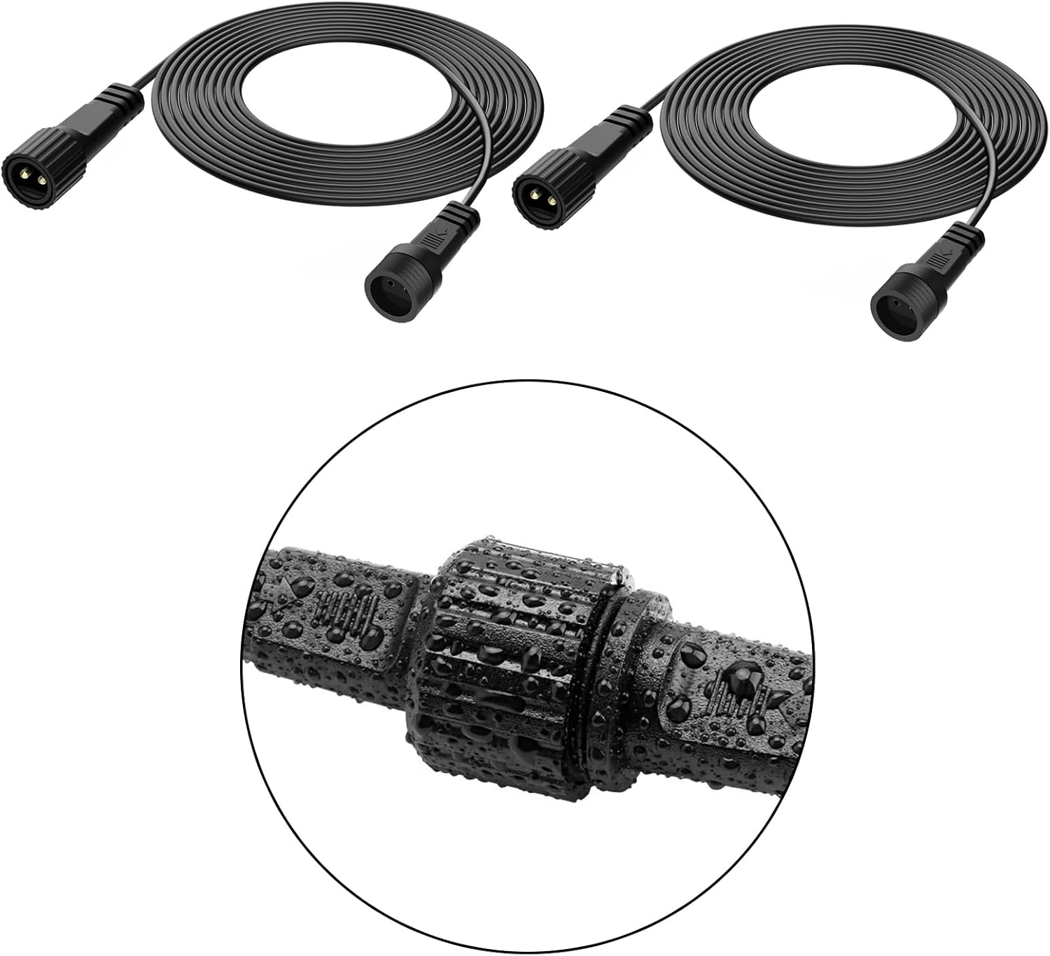 Amazon.com: CAMANTU 2Pin Extension Cable 10FT, IP68 Waterproof ...