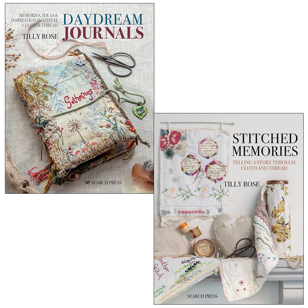 Tilly Rose Collection 2 Books Set (Daydream Journals, Stitched Memories ...