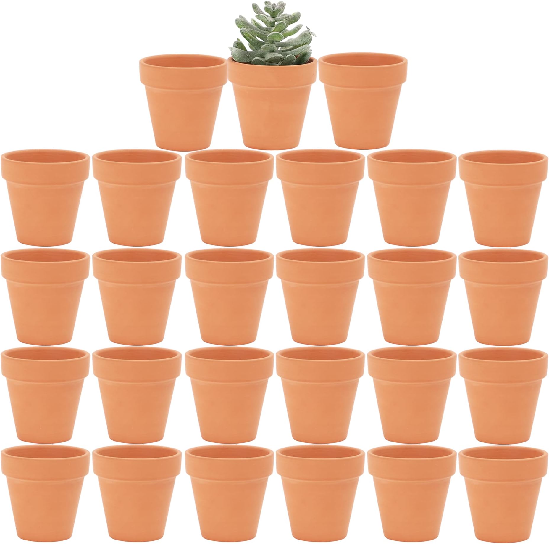 Amazon.com: Juvale 12 Pack 3 in Mini Terracotta Pots for Plants Flower ...