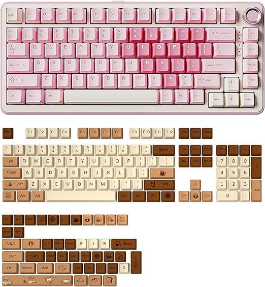 Amazon.com: YUNZII B75 PRO Wireless Mechanical Keyboard(Milk Switch ...