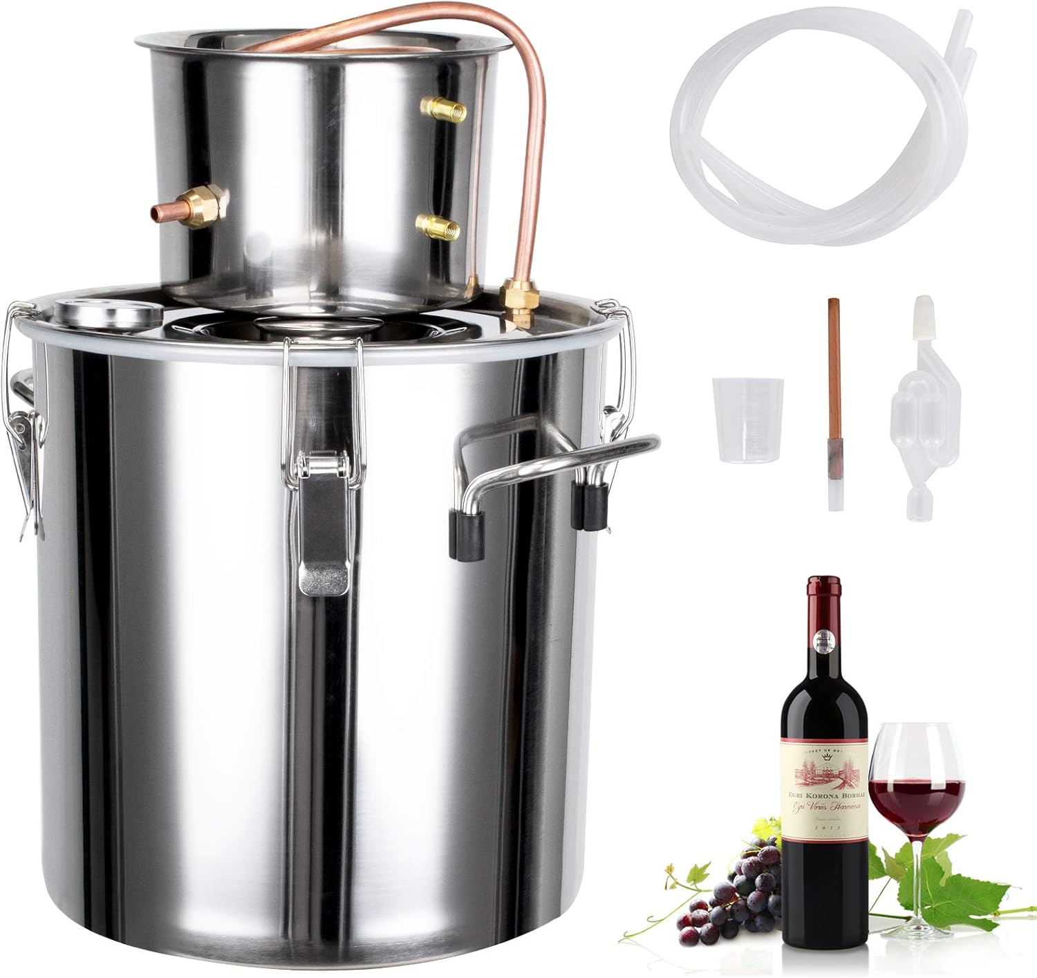 Distillatore di alcol 5 Gal Moonshine Still Kit Home Distiller High ...