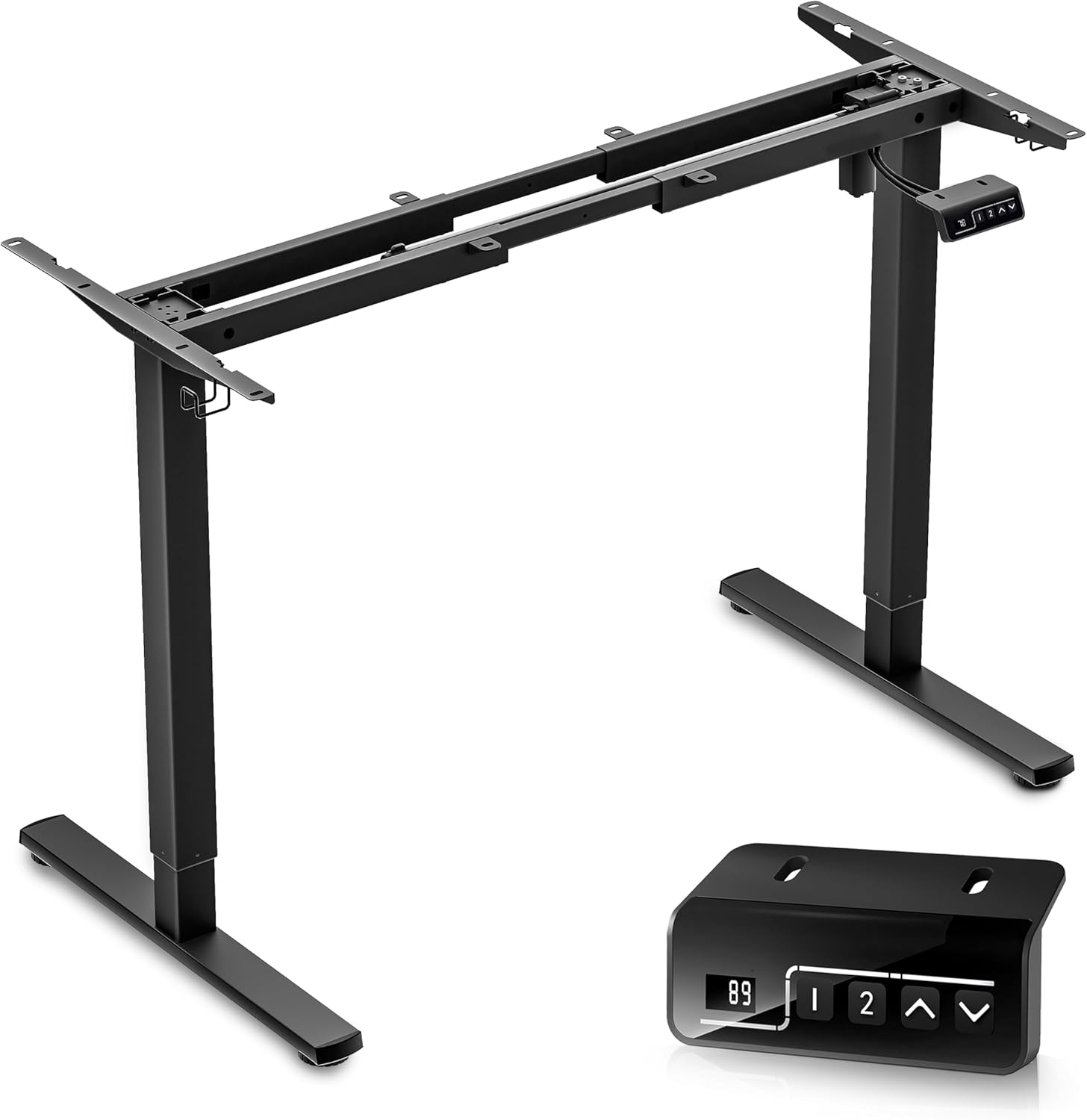 ERGOMAKER Single Motor Electric Height Adjustable Desk Frame, Standing ...