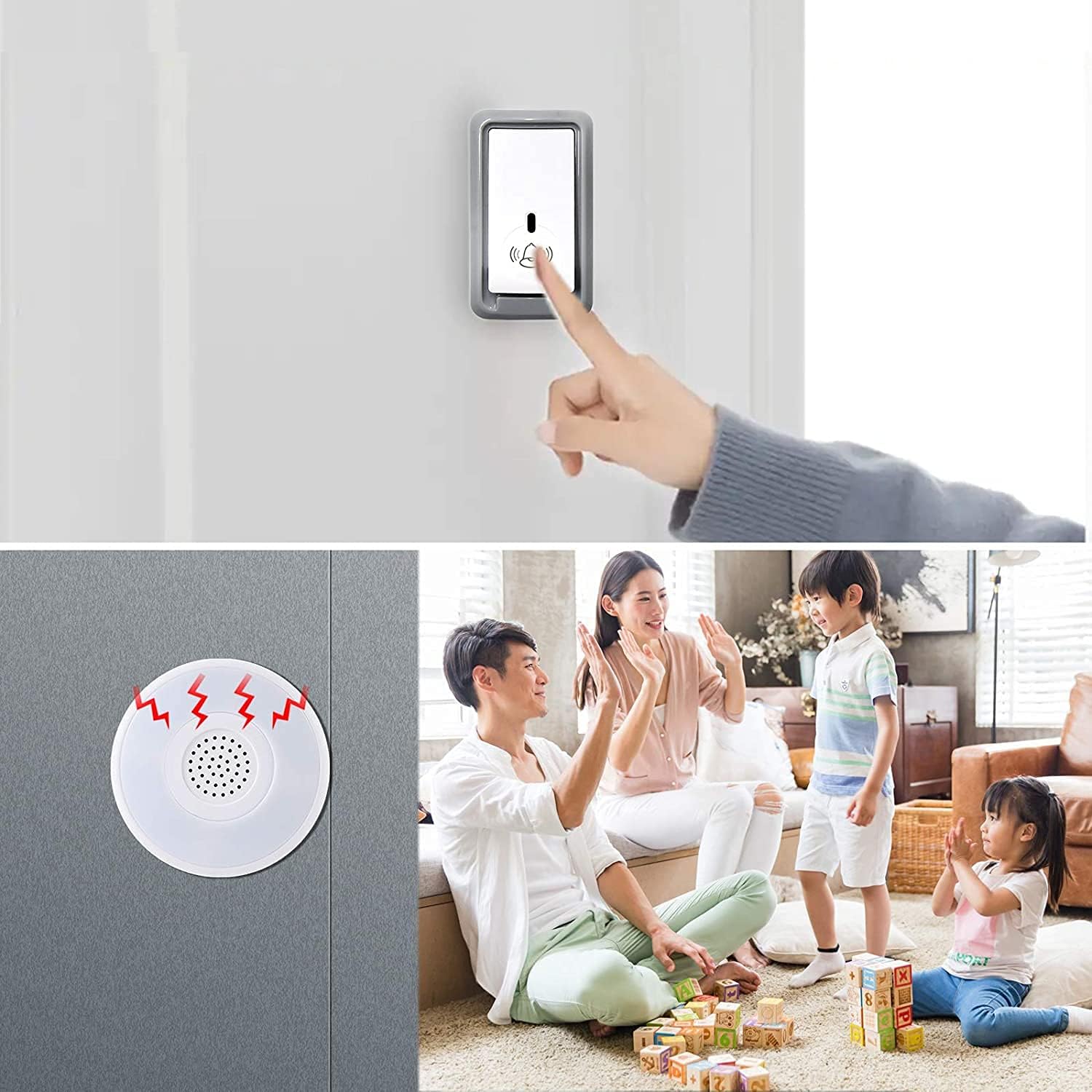 Wireless doorbell – must be cooperated with our Smart Home Security ...