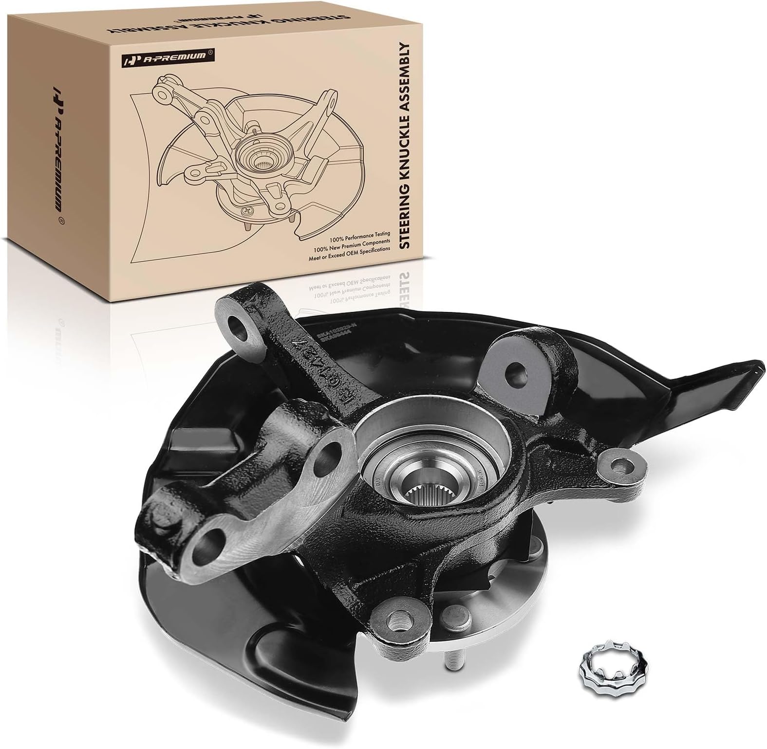 Amazon.com: Detroit Axle - FWD Front Right Steering Knuckle for 04-07 ...