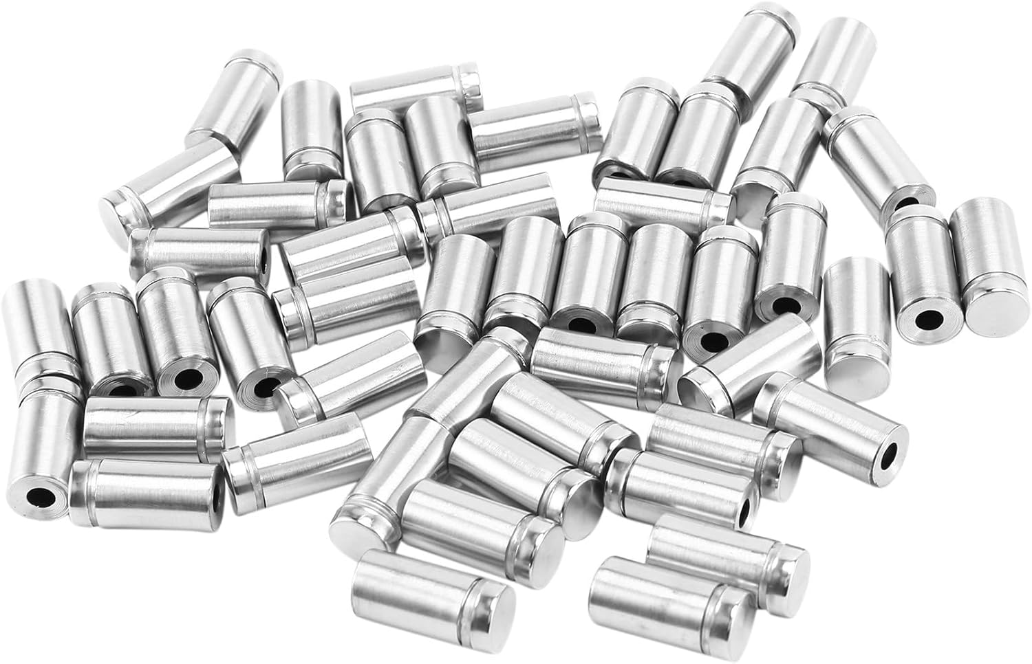 Bzocio 50 Packs Sign Standoff Screws Advertising Screws Steel Wall ...