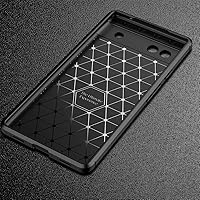TheGiftKart Rugged Carbon Fibre Google Pixel 6A Armor Back Cover Case | Shockproof & Protective ...
