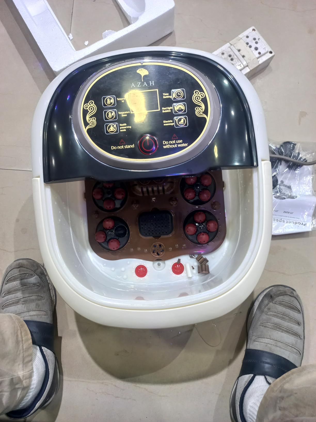 Azah Foot Spa Machine | Foot Massage Machine | Pedicure at home | Foot ...