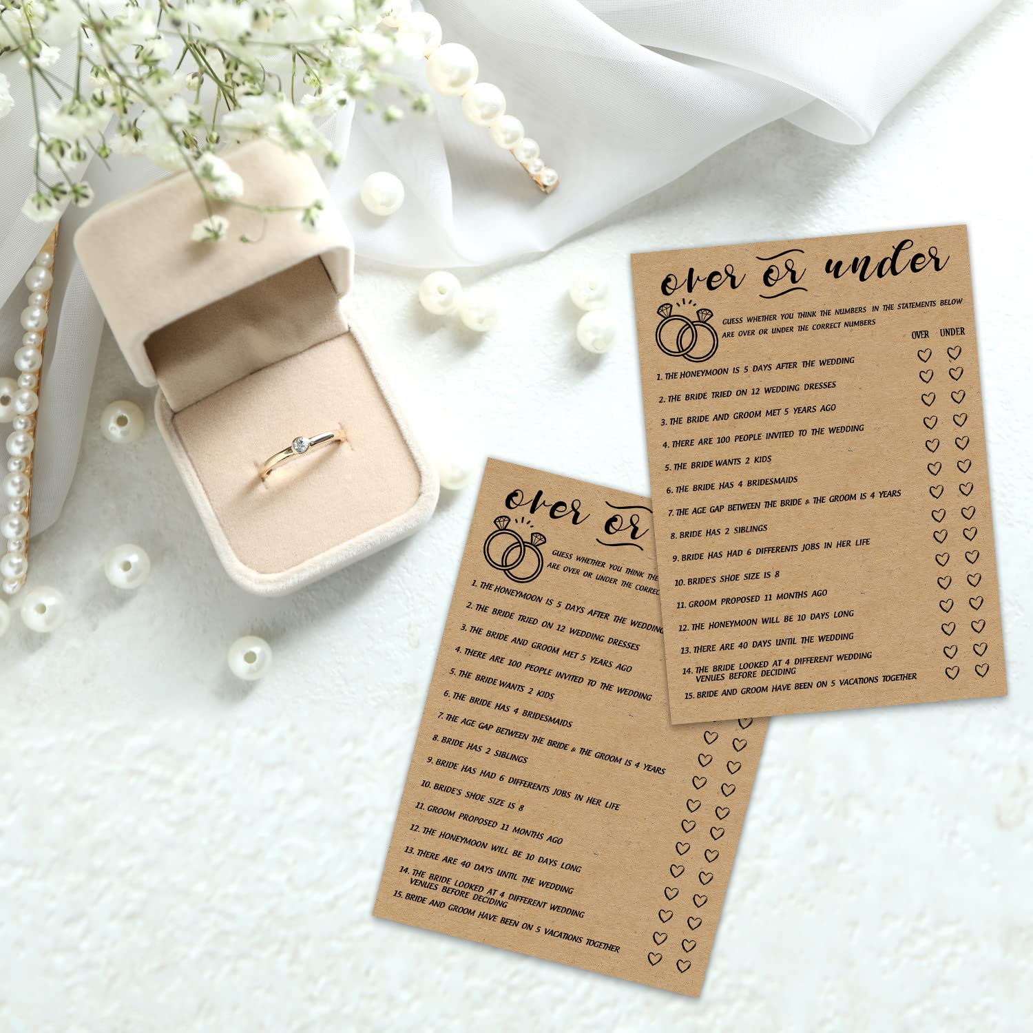 Snapklik.com : Guess Over Or Under Game By Guess, Fun Wedding Party ...