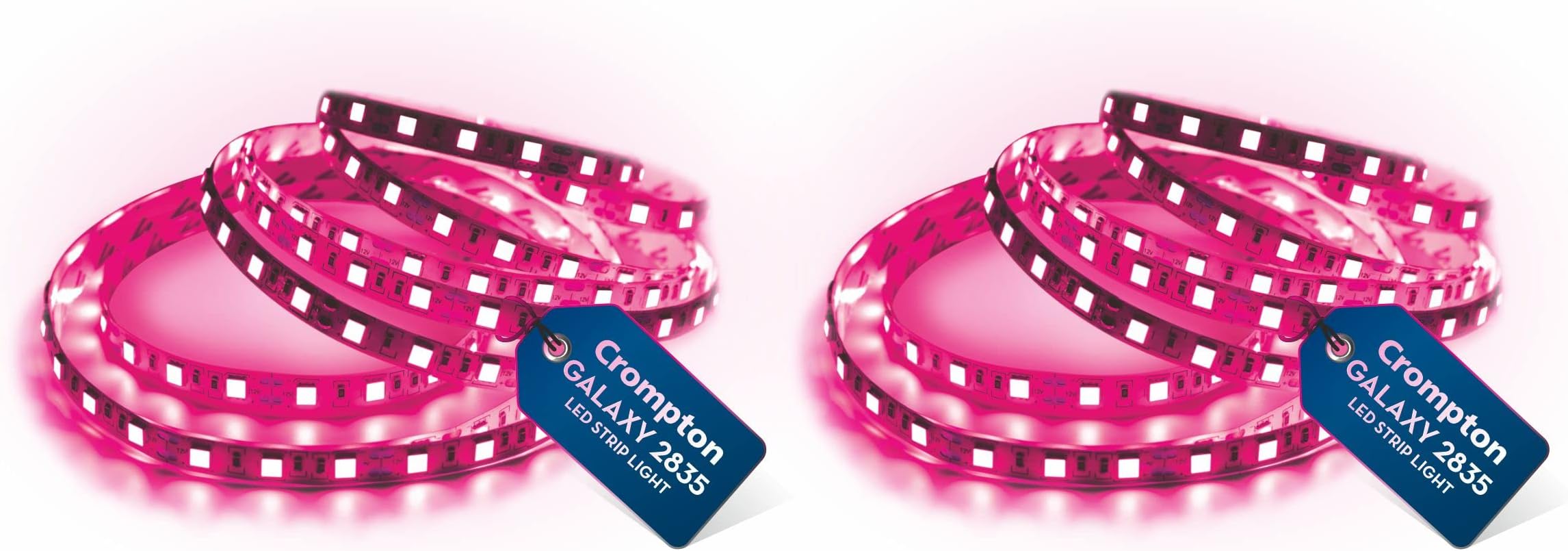 Buy Crompton 25 Watt 5 Meter LED Strip Light (Pink) | 300 LEDs | Bright ...
