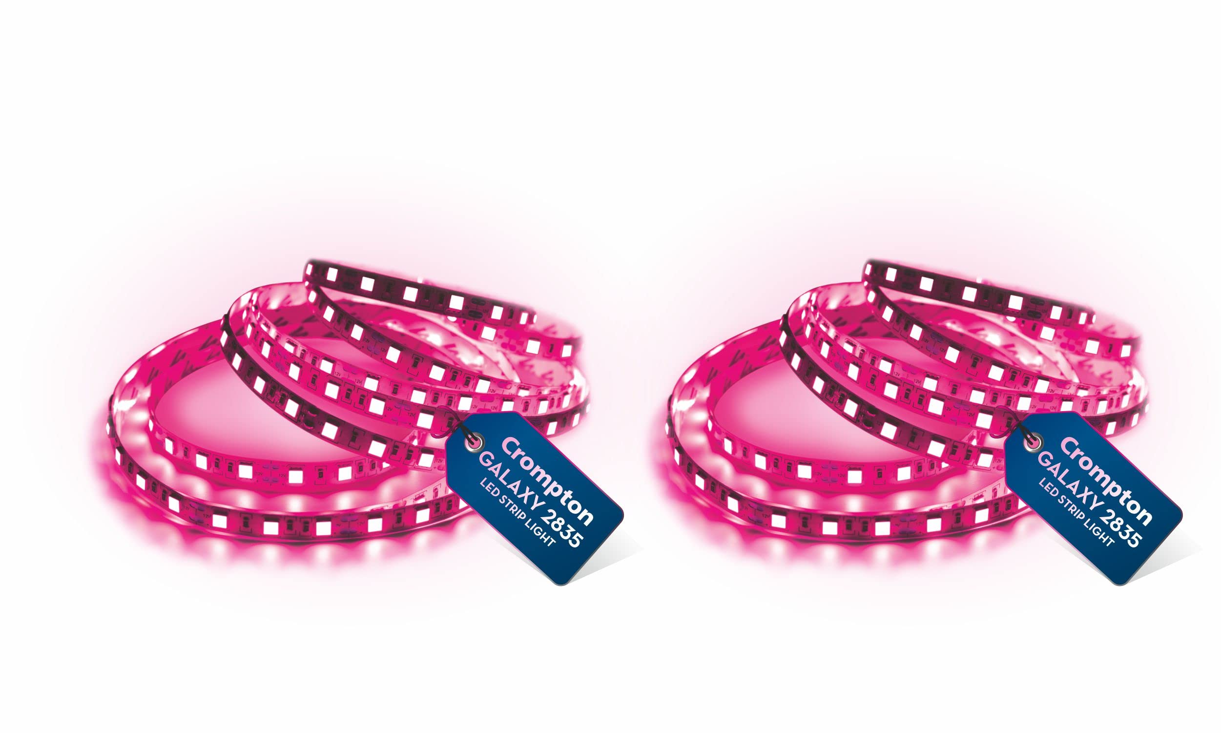 Buy Crompton 5 Meter Strip Light Pink 300 LEDs (Pack of 2) (Without ...