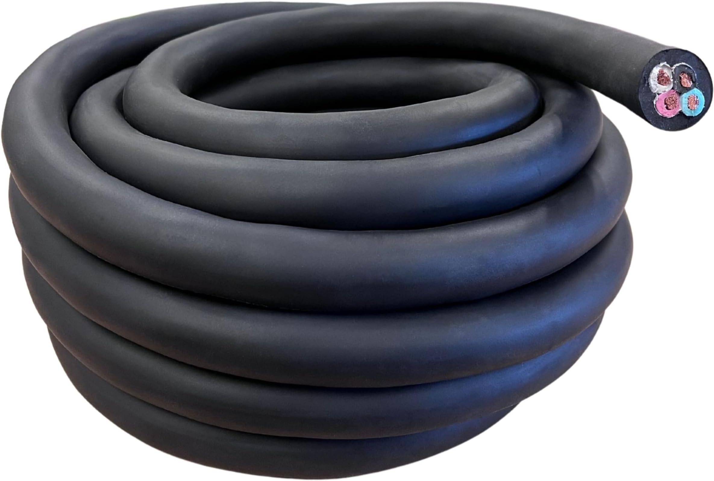 Amazon.com: 10/4 100 Feet 10 AWG SOOW SO Cable Cord Wire - 10 Gauge 4 ...