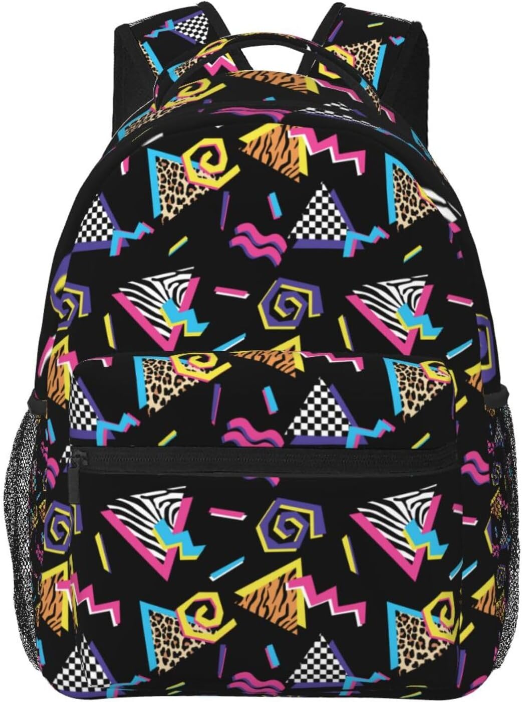 Amazon.com: MANQINF Funny 80S 90S Pattern Backpack Casual Hiking ...