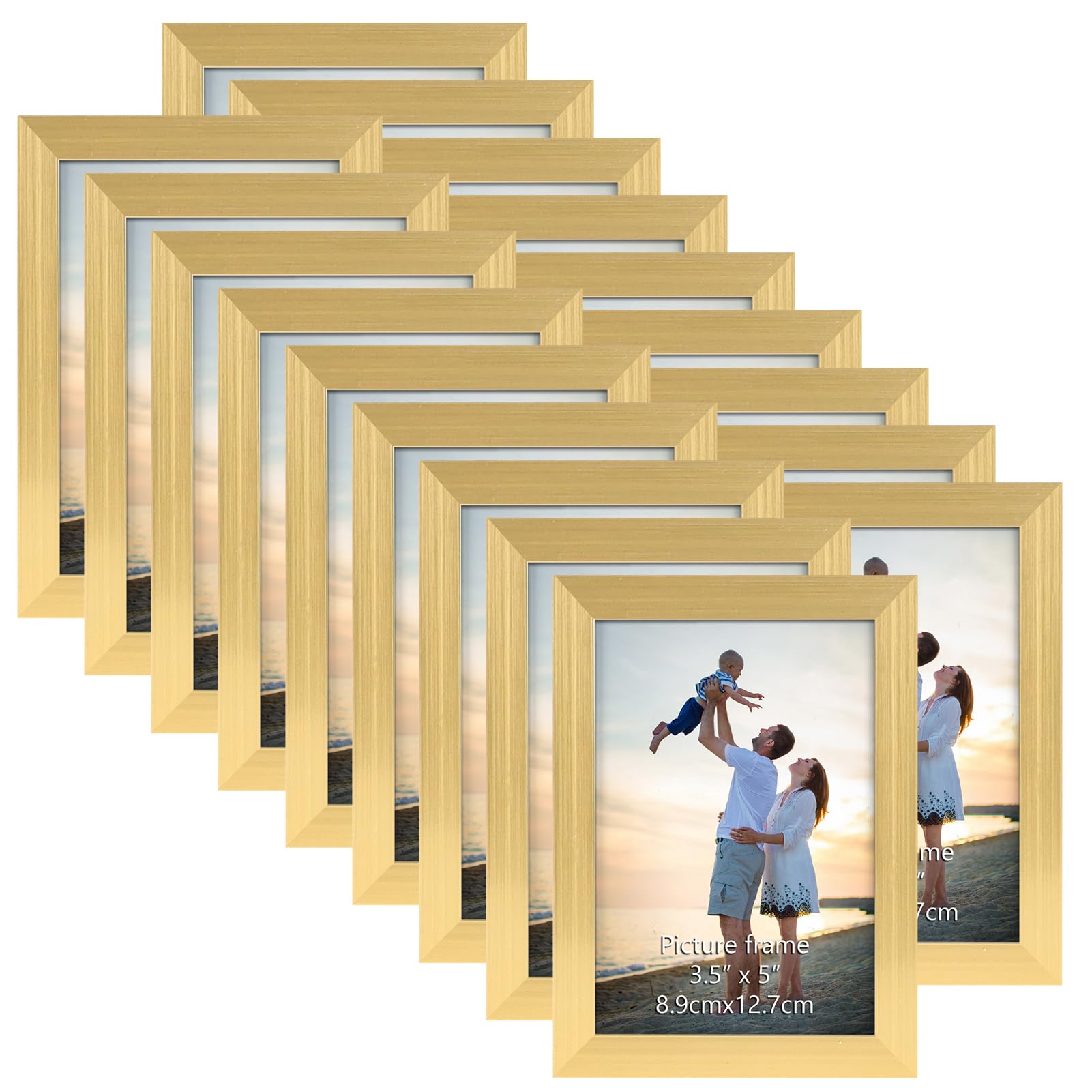 Amazon.com - Hoikwo 18 Packs 3.5x5 Gold Multi Picture Frames Set for Family Photos, Artwork ...