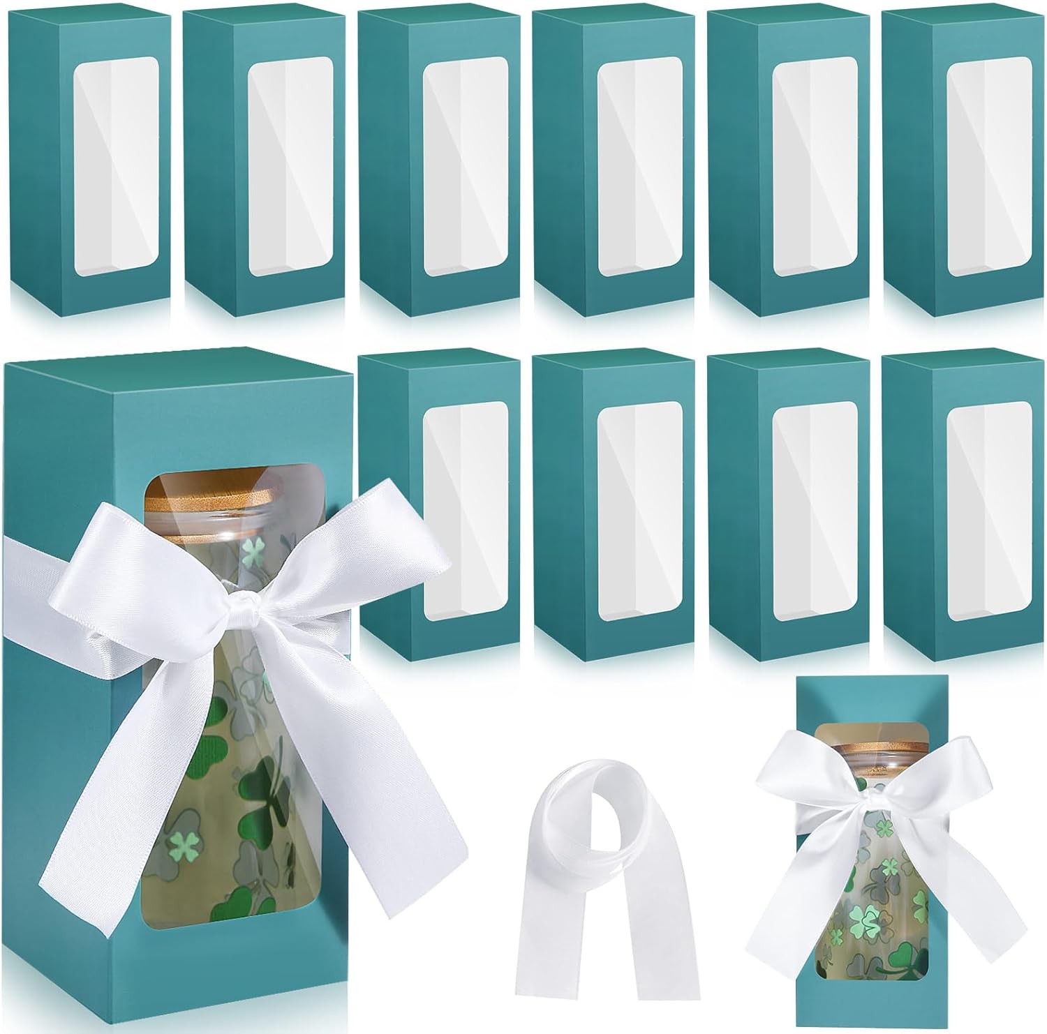 Amazon.com: Fulmoon 12 Sets Sublimation Glass Cup Boxes Thank You Glass ...