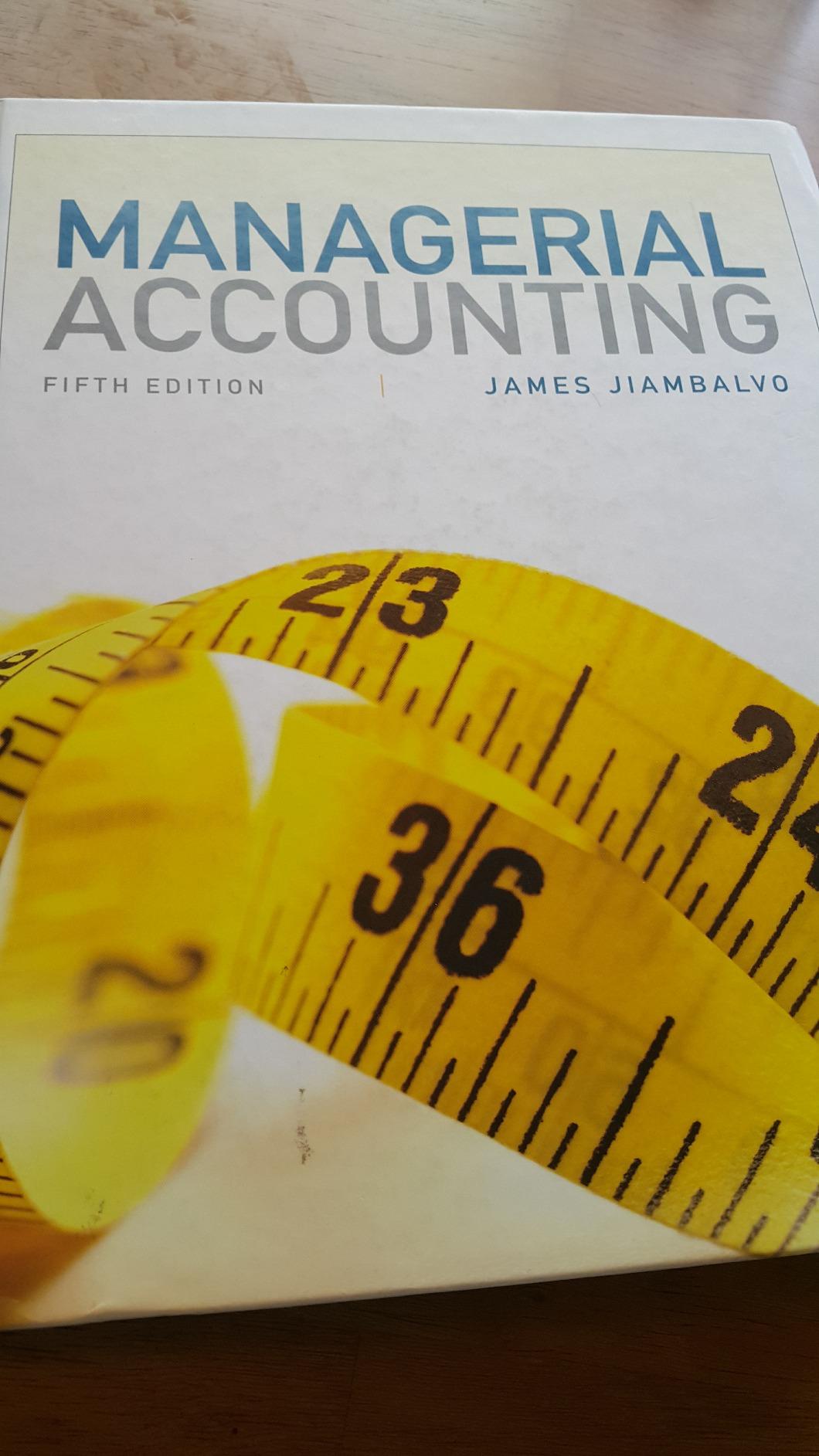 Managerial Accounting: James Jiambalvo: 9788126552689: Amazon.com: Books
