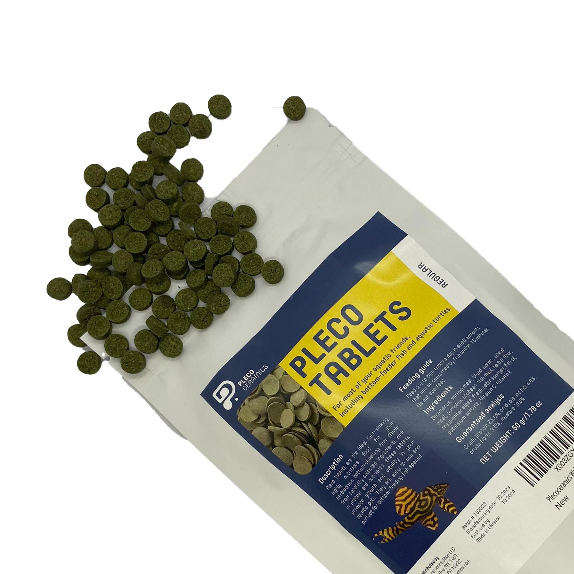 Snapklik.com : Plecoceramics Pleco Wafers Universal Fish Food For Most ...