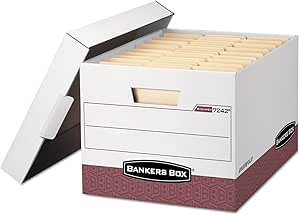 Amazon.com: Bankers Box 07242 Storage File, Letter/Legal,12-Inch x15 ...