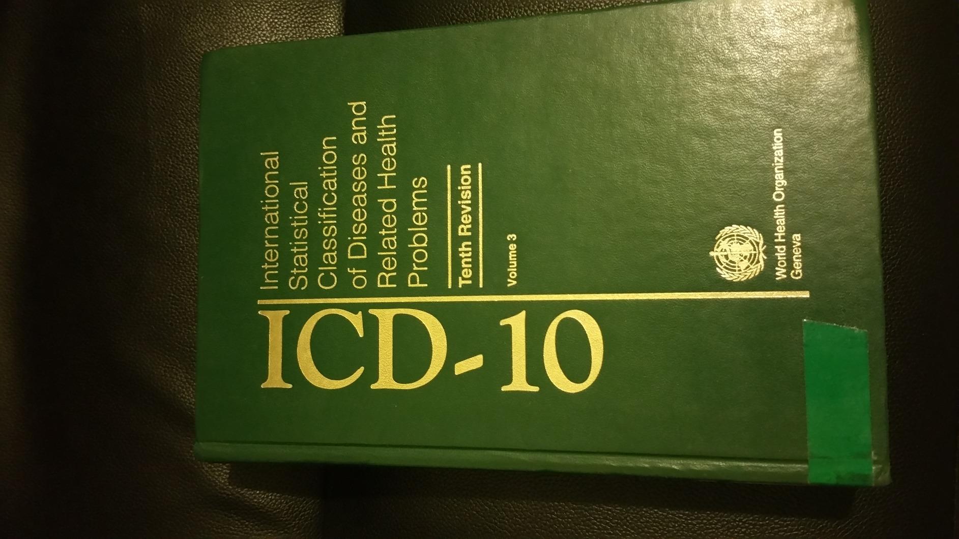Alphabetical Index (v. 3) (ICD-10 International Statistical ...