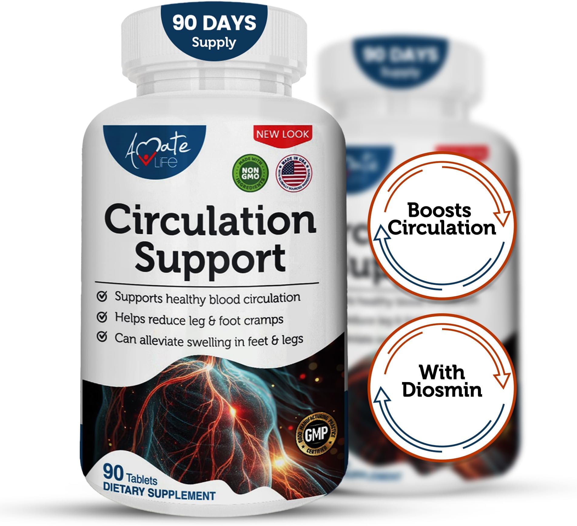 Amazon.com: Amate Life Blood Circulation Support Supplement for ...