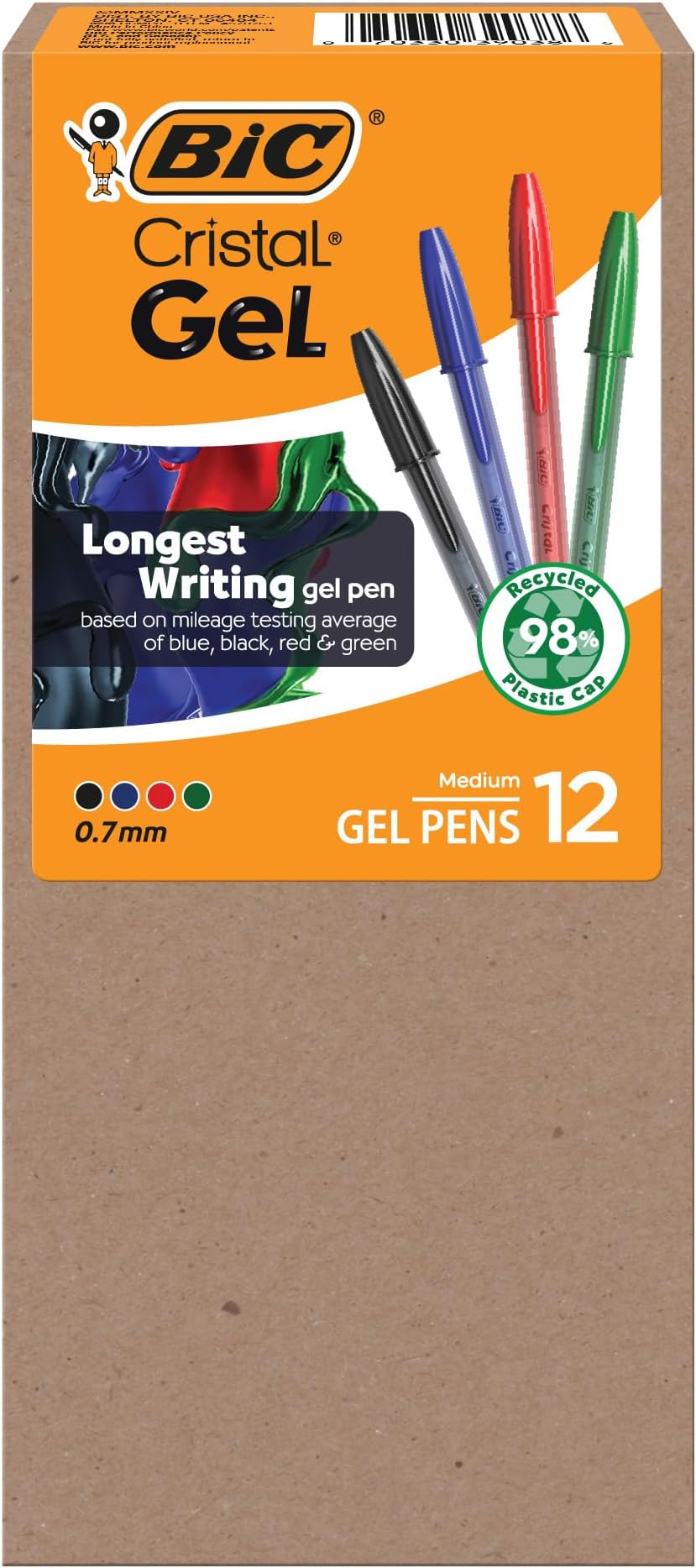 Amazon.com : BIC Cristal Original Fine Ball Pens Fine Point (0.8 mm ...