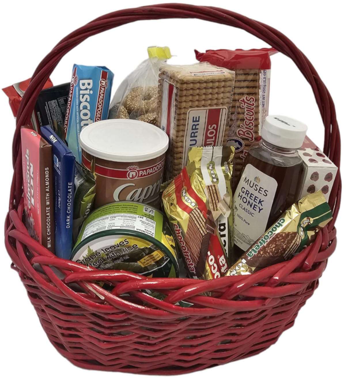 Amazon.com : Deluxe Holiday Gift Basket with Greek Sweets, Chocolate ...
