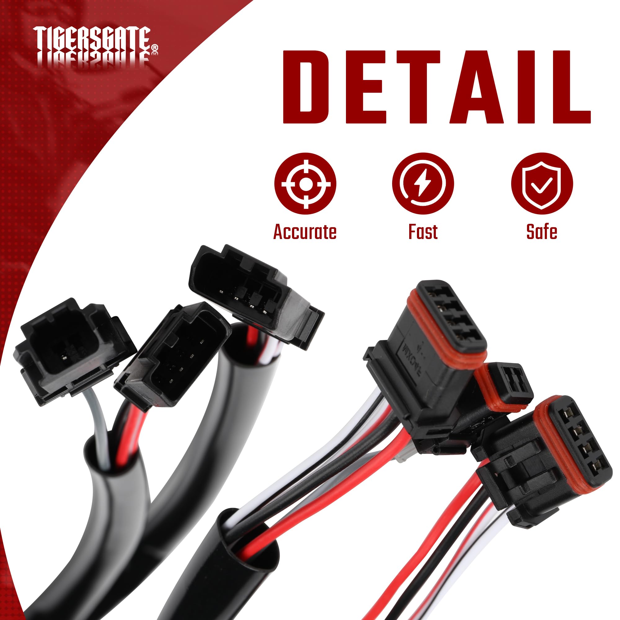 Snapklik.com : 16 INCH Handlebar Wiring Wire Extension HarnessCAN Bus ...